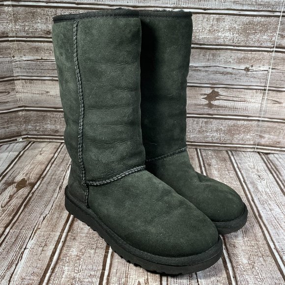 UGG | Shoes | Ugg Womens 5 Classic Tall Sheepskin Lined Winter Boots ...